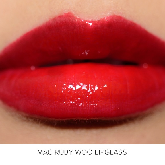MAC Cosmetics | Makeup | Mac Ruby Woo Lipglass Lipgloss | Poshmark